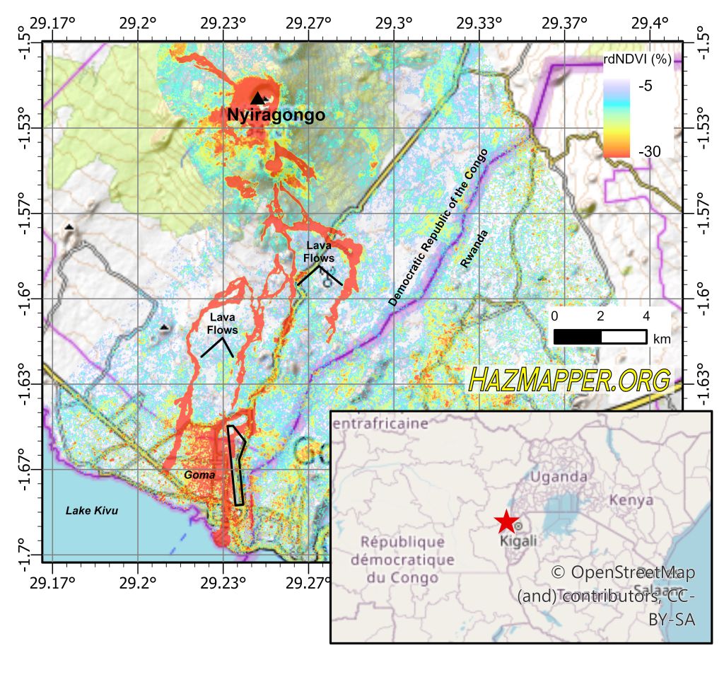 HazBlog-003: Mapping lava flows with HazMapper – the 2002 eruption of ...